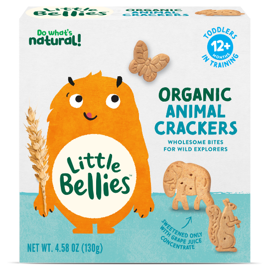 Little Bellies, Organic Animal Crackers - Mamas Boutique