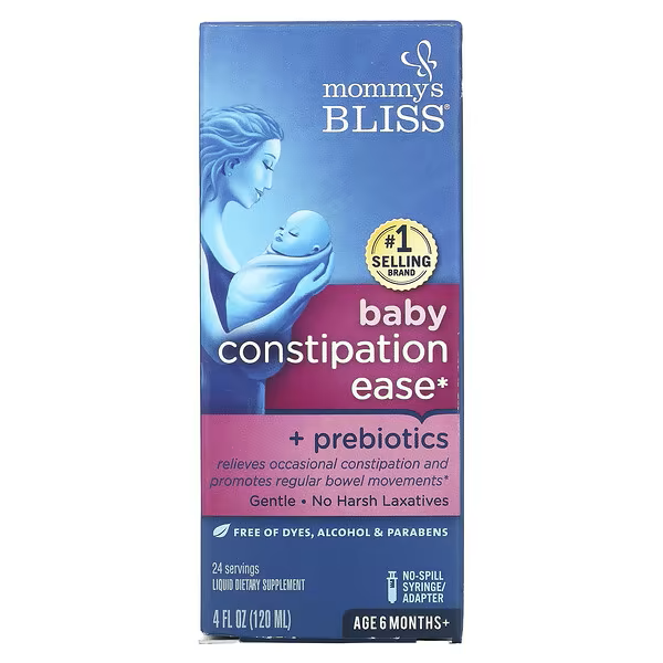 Mommy's Bliss, Baby, Constipation Ease, 120ml- 6+ Months - Mamas Boutique