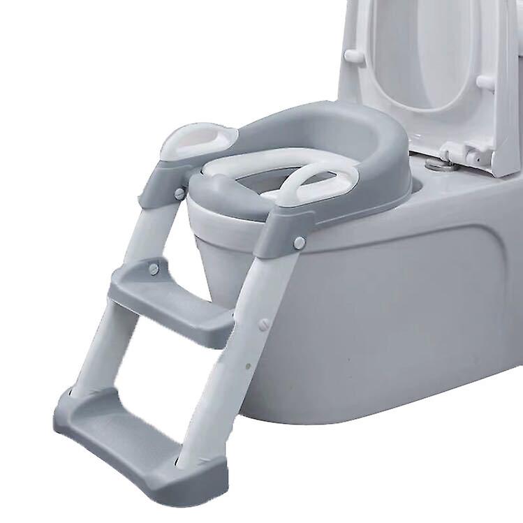 Ladder Folding Toilet Potty Seat- Gray - Mamas Boutique