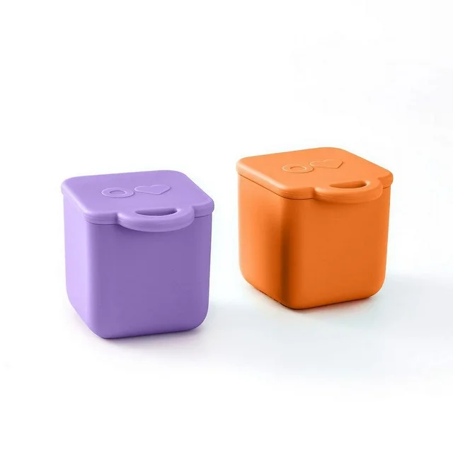 OMIE Silicone Dip Containers (Purple/Orange) - Mamas Boutique