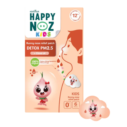 Happy Noz, Organic Onion Sticker, Detox PM2.5 + Clove Oil, 6pcs. - 0 ...