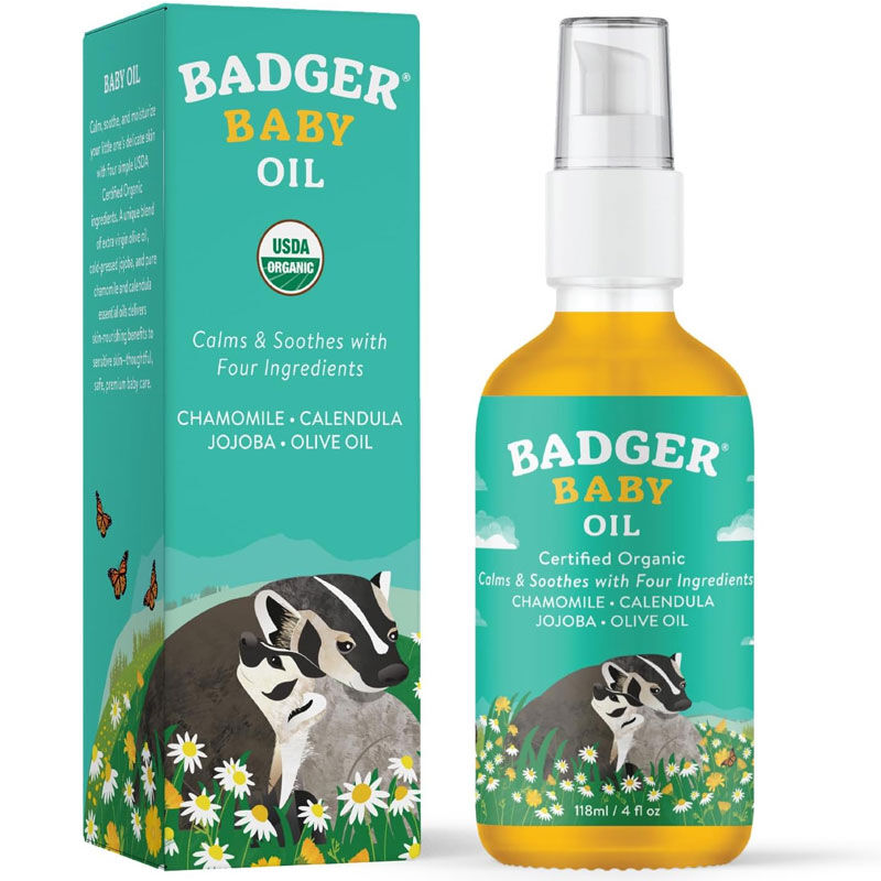 Badger, Baby Oil, 118ml - Mamas Boutique