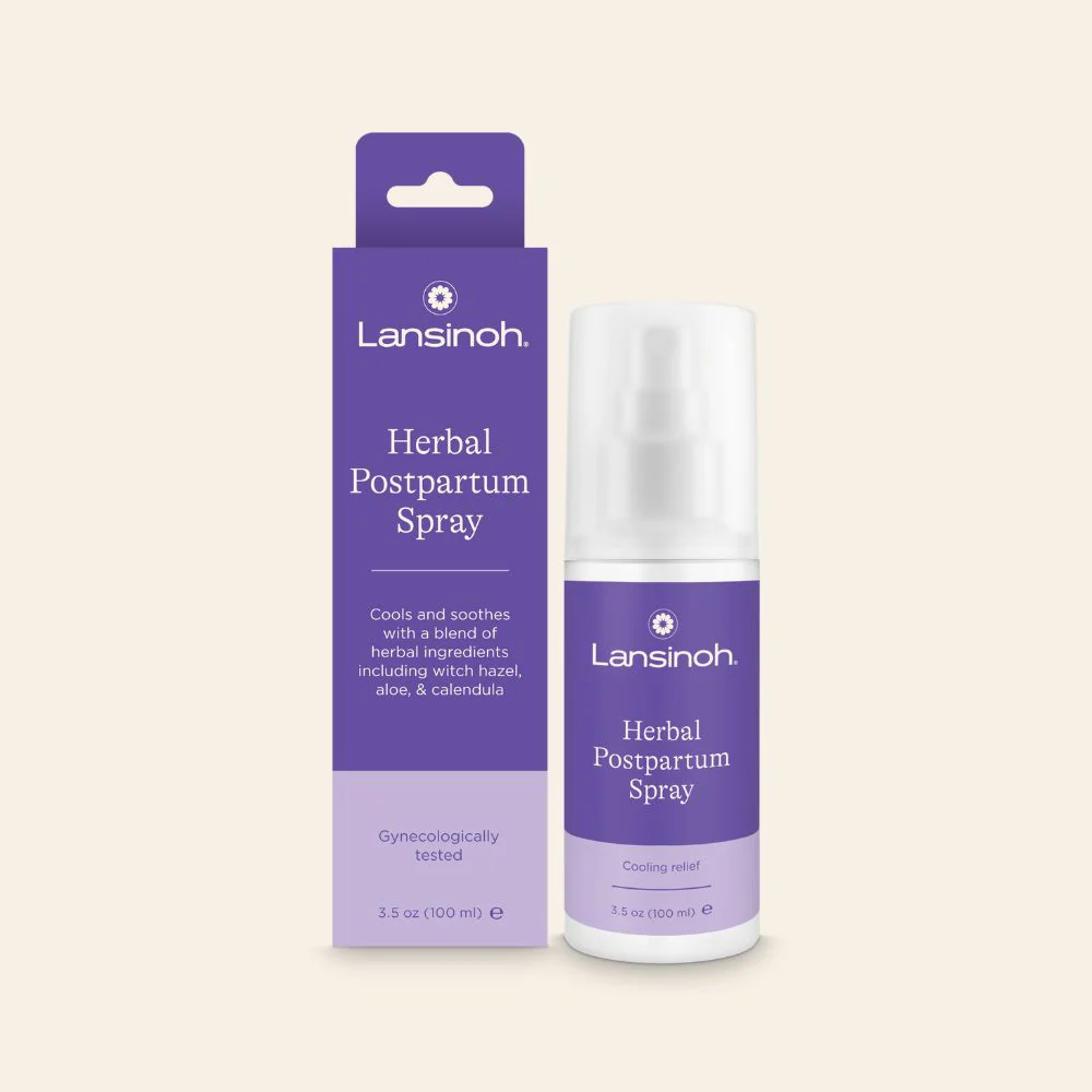 Lansinoh, Herbal Postpartum Spray, Cooling Relief ,100ml. - Mamas Boutique