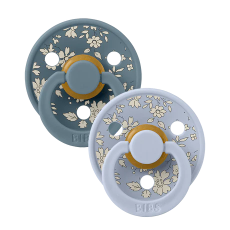 Bibs Colour Liberty Natural Rubber Round Pacifier (2-Pack) - Capel ...