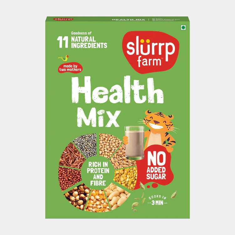 Slurrp Farm Health Dink Mix, No added Sugar 300g. - Mamas Boutique