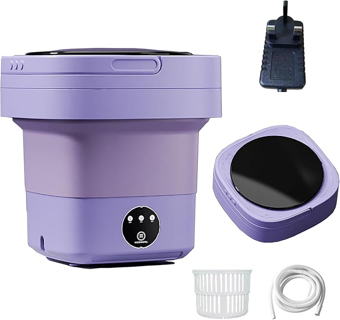 Ultrasonic Mini Cleaning Machine- Purple (up to 8L) - Mamas Boutique