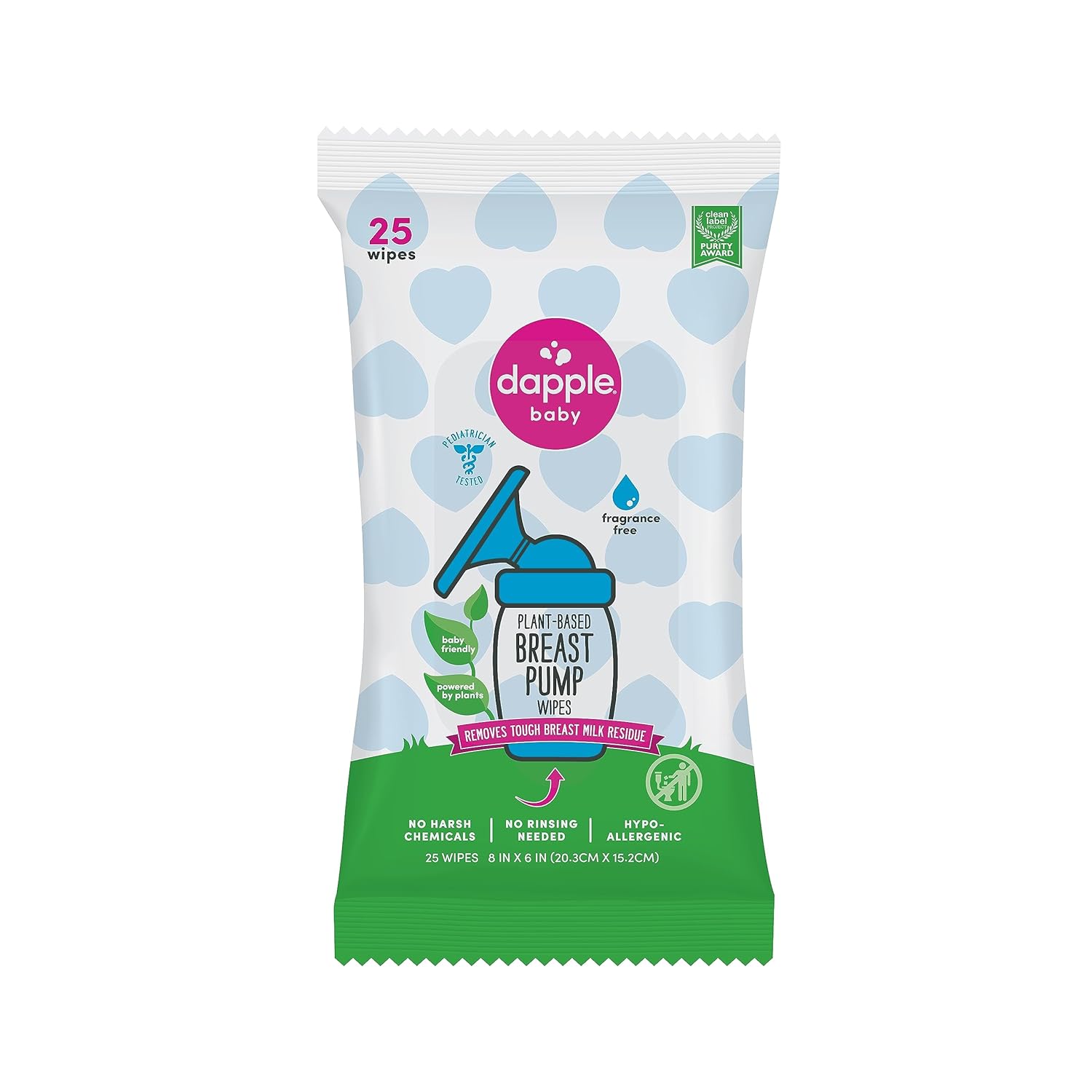 dapple baby, Breast Pump Wipes, 25 wipes/Pack - Mamas Boutique