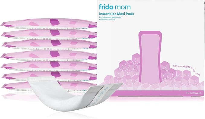 Frida Mom, Instant Ice Maxi Pads, 2 in 1 absorbent padsicles for ...