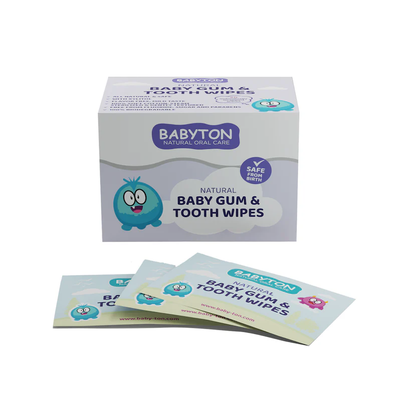 Babyton Natural Oral Care Baby Gum & Tooth Wipes 25pcs. - Mamas Boutique